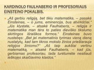 Krikscionybe ir mokslas | PPTX