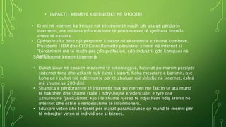 Detyre Kursi - Siguria ndaj Krimit Kibernetik | PPTX