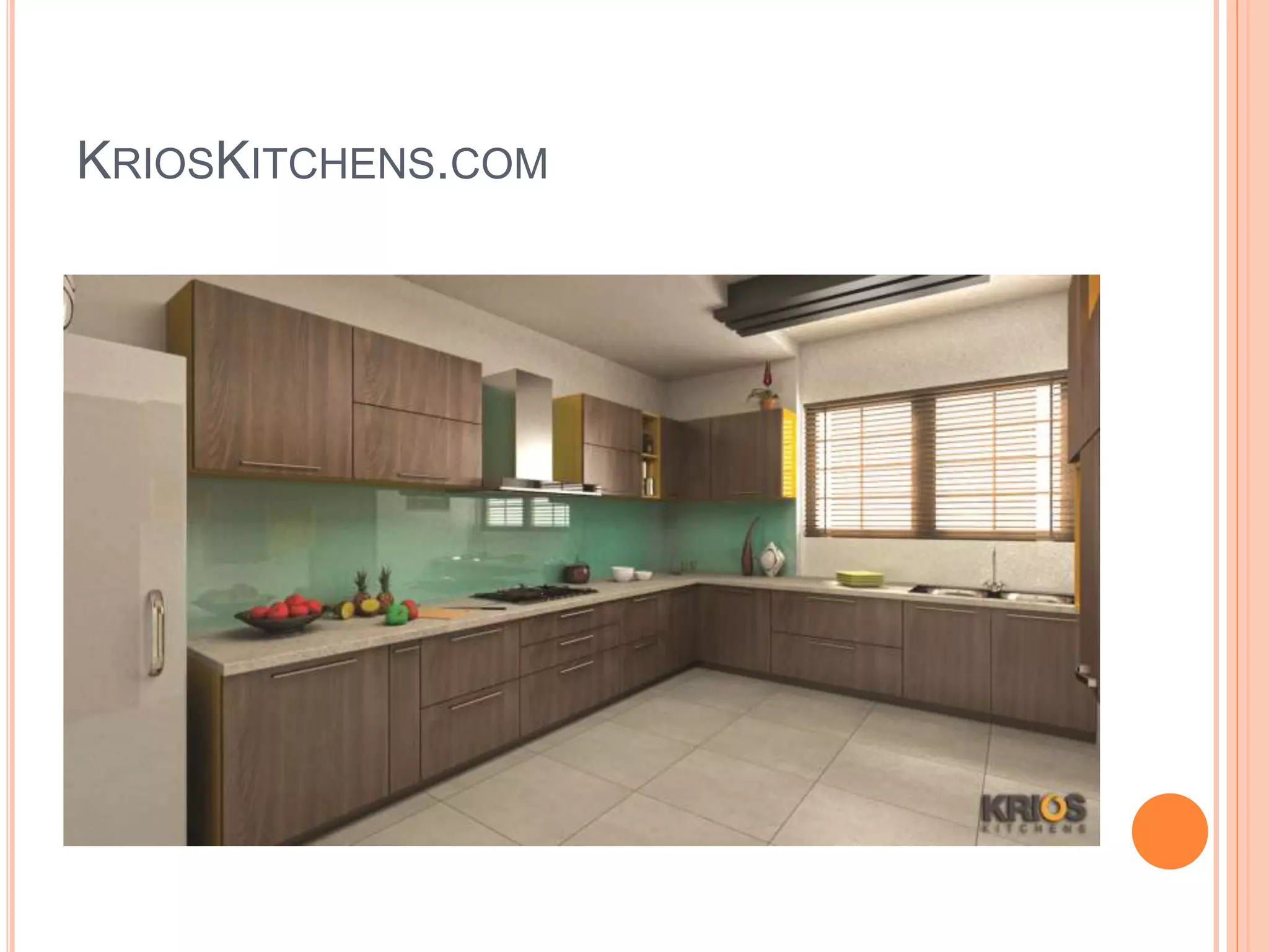 Krios kitchens Modular kitchen design | PPTX | Household Supplies ...