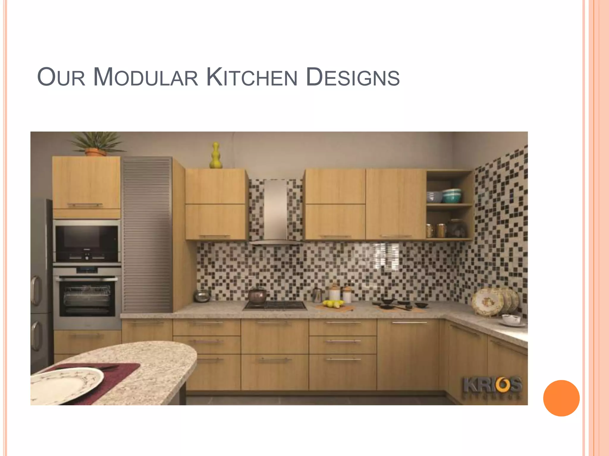 Krios kitchens Modular kitchen design | PPTX | Household Supplies ...