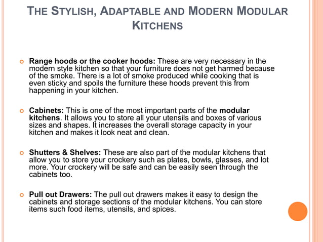 Krios kitchens Modular kitchen design | PPTX | Household Supplies ...