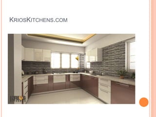 Krios kitchens Modular kitchen design | PPTX | Household Supplies ...