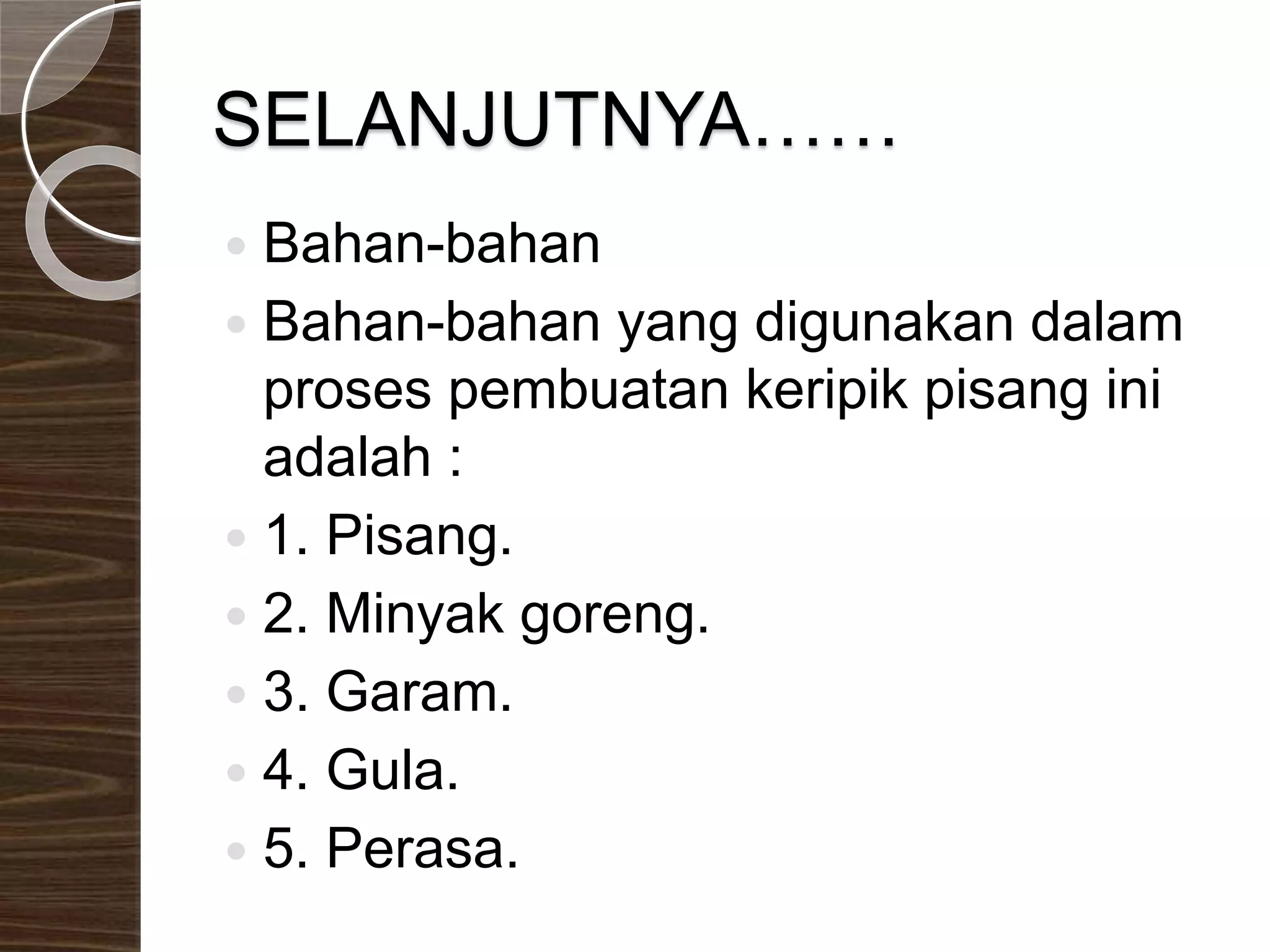 Kripik pisang davi | PPTX