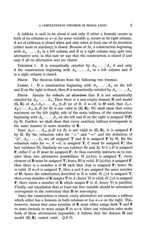 Kripke s. a completeness theorem in modal logic | PDF | Physics | Science