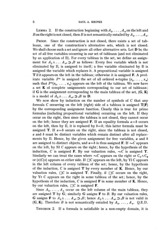 Kripke s. a completeness theorem in modal logic | PDF | Physics | Science