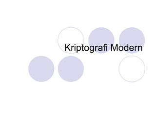 Kriptografi modern | PPT