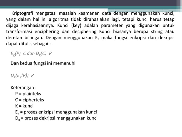 Kriptografi modern | PPT