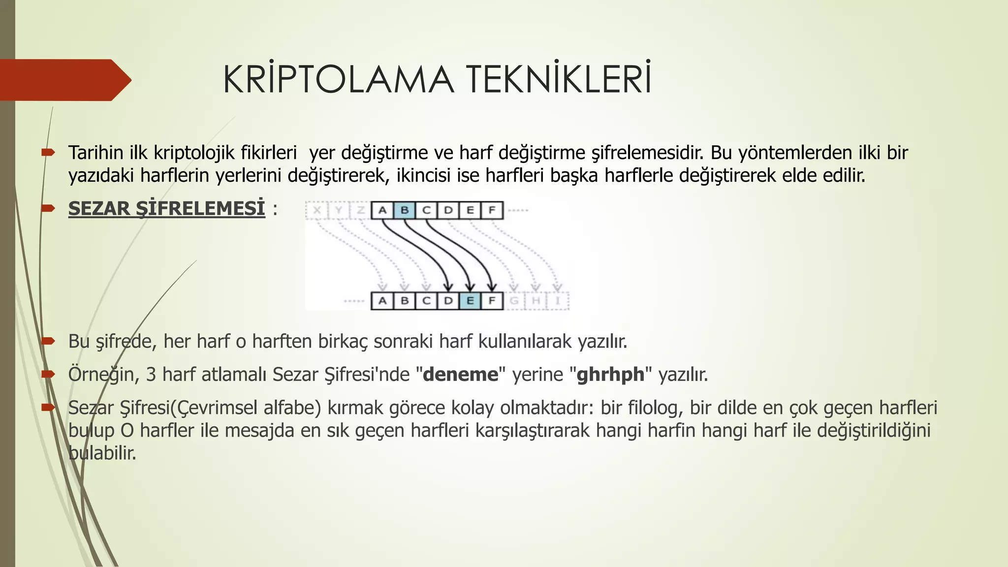 Kriptoloji kriptolama teknikleri | PPTX