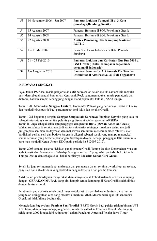 Kris adji aw curriculum vitae | PDF