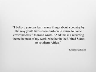 Krisanne Johnson | PPT