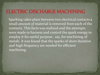 Spark Erosion Machining by Himanshu Vaid | PPTX