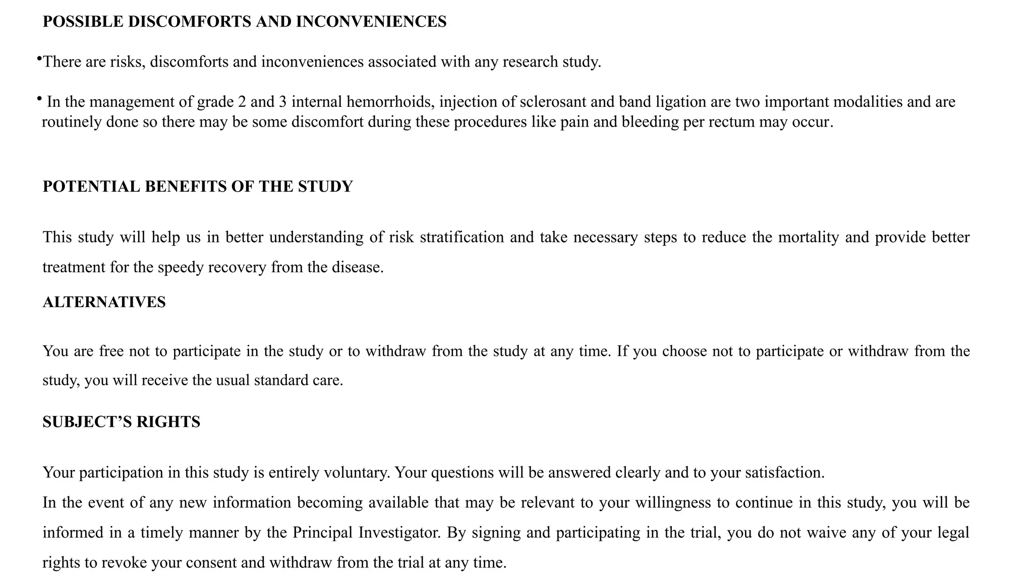 Comparative study of band ligation and sclerotherapy | PPTX