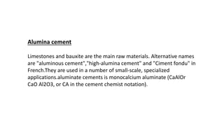 KRISH (Chemistry PPT).pptx cement and its types | PPTX