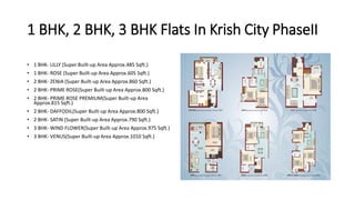 Krish city phase ii | PDF | Real Estate Industry | Industries