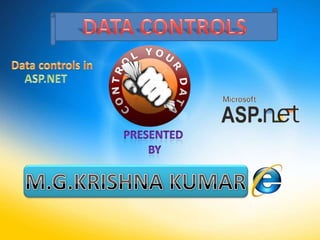 Krish data controls | PPTX