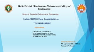 Tech Krish Tech Krishi-Krishi Project Phase 1 Presentation | PPT