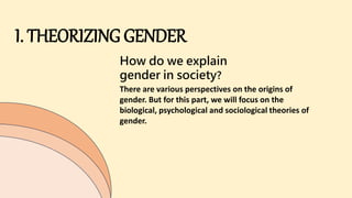 General Education: Gender and Development | PPTX