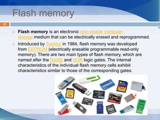presentation on memory units. | PPT