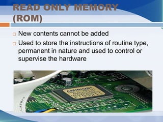presentation on memory units. | PPT
