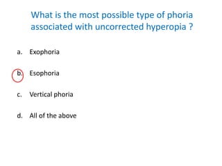 Heterophoria and Heterotropia | PPTX