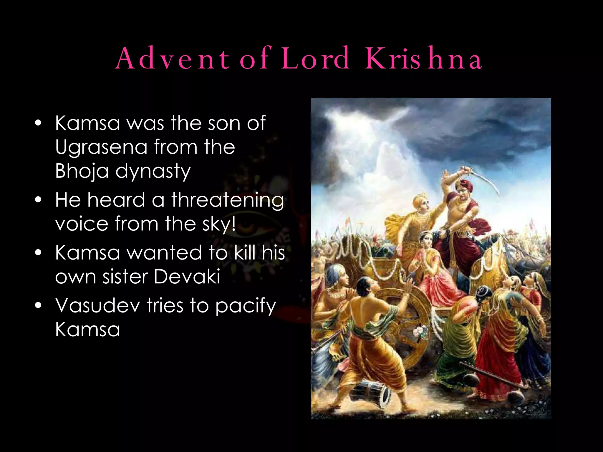 Krishna Leela Series Part 01 The Advent Of Lord Krishna | PPT