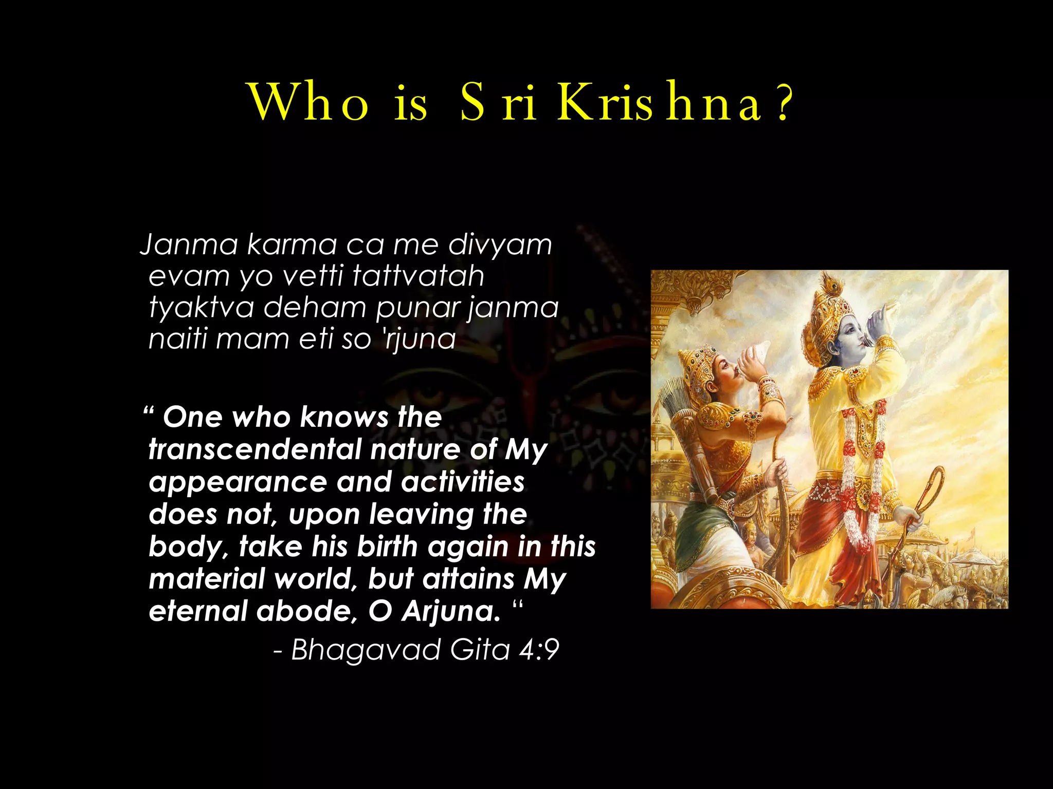 Krishna Leela Series Part 01 The Advent Of Lord Krishna | PPT