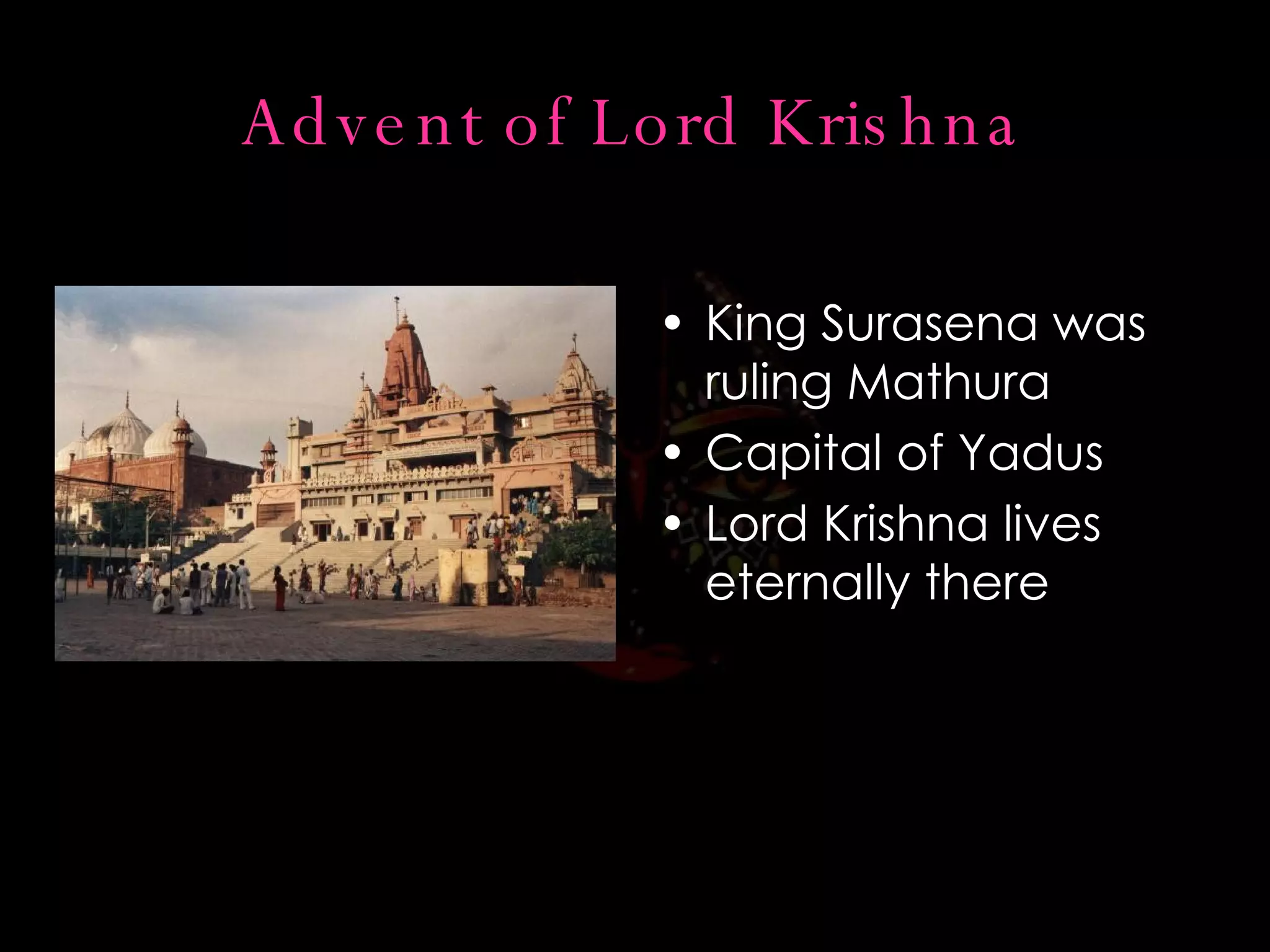 Krishna Leela Series Part 01 The Advent Of Lord Krishna | PPT