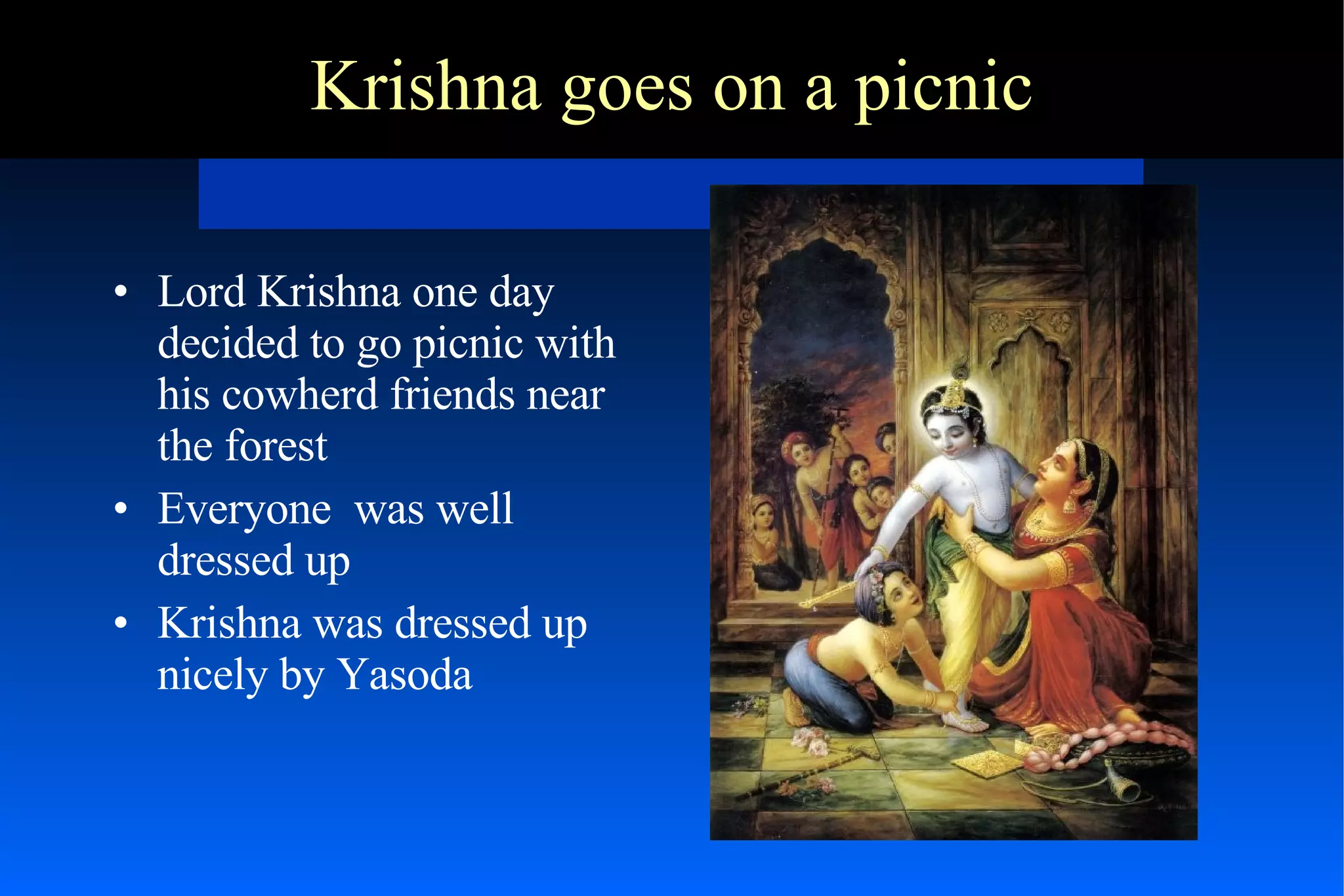 Krishna Leela Series Part 12 The Killing Of The Aghasura Demon | PPT