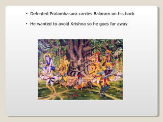 Krishna Leela Series Part 19 Killing The Demon Pralambasura | PPT