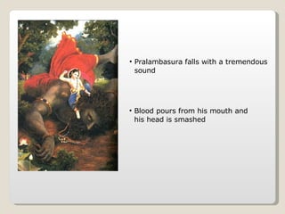 Krishna Leela Series Part 19 Killing The Demon Pralambasura | PPT
