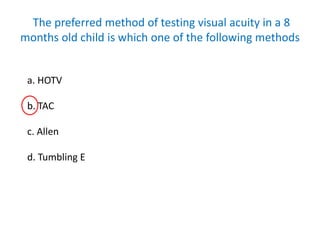 Pediatric optometry | PPTX