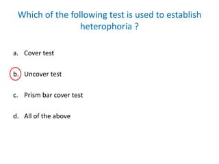 Special tests for sensory and motor anomalies | PPT