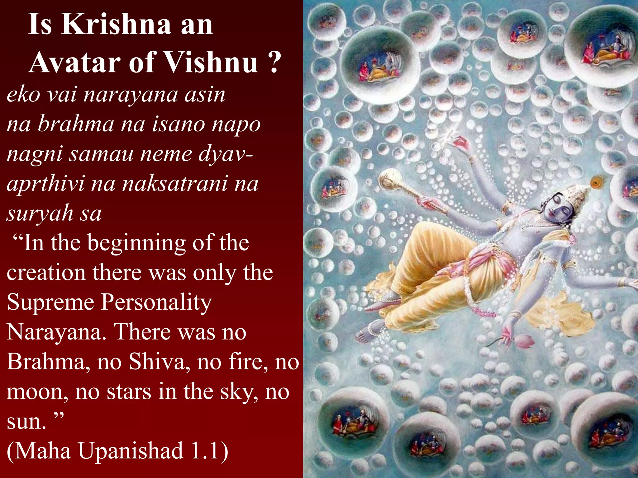 KRISHNA - the Supreme Personality of Godhead.ppt