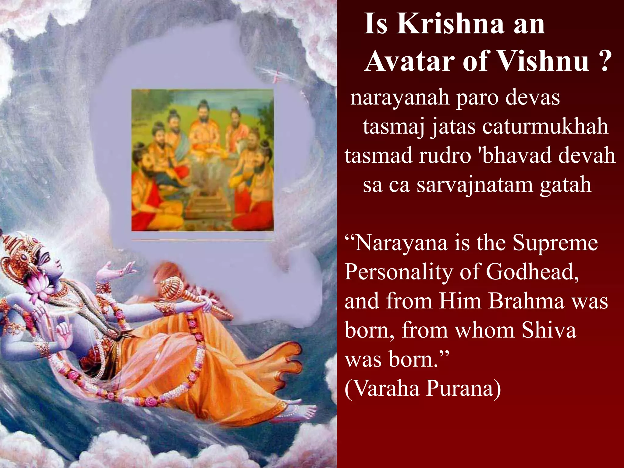 KRISHNA - the Supreme Personality of Godhead.ppt