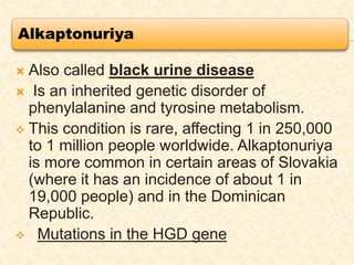 BIOCHEMICAL MUTATION/GENETICS | PPTX