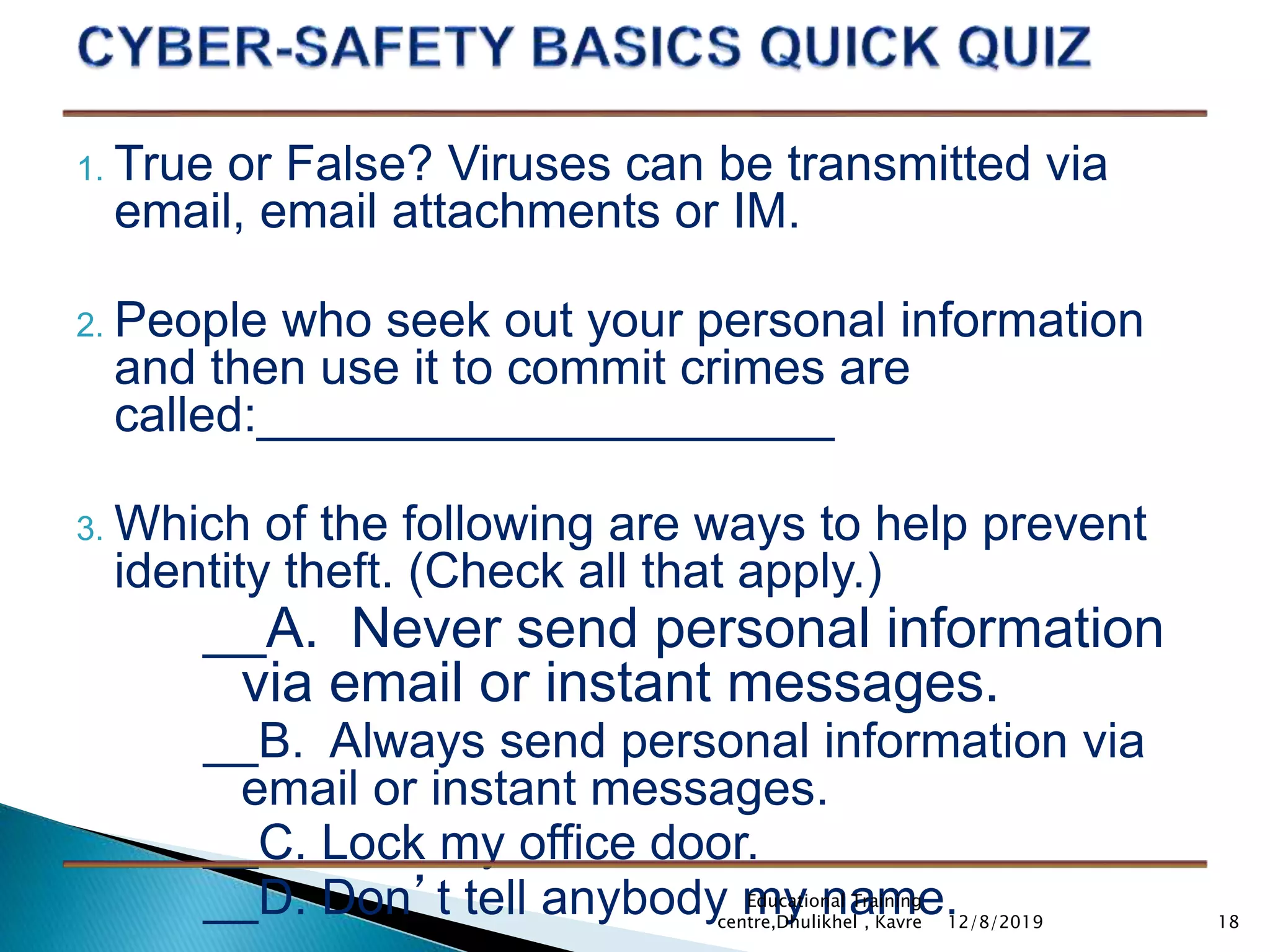 Krishna cyber safety | PPT