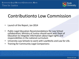 Community legal outreach collaboration Keele (Clock) - Jane Krishnadas ...