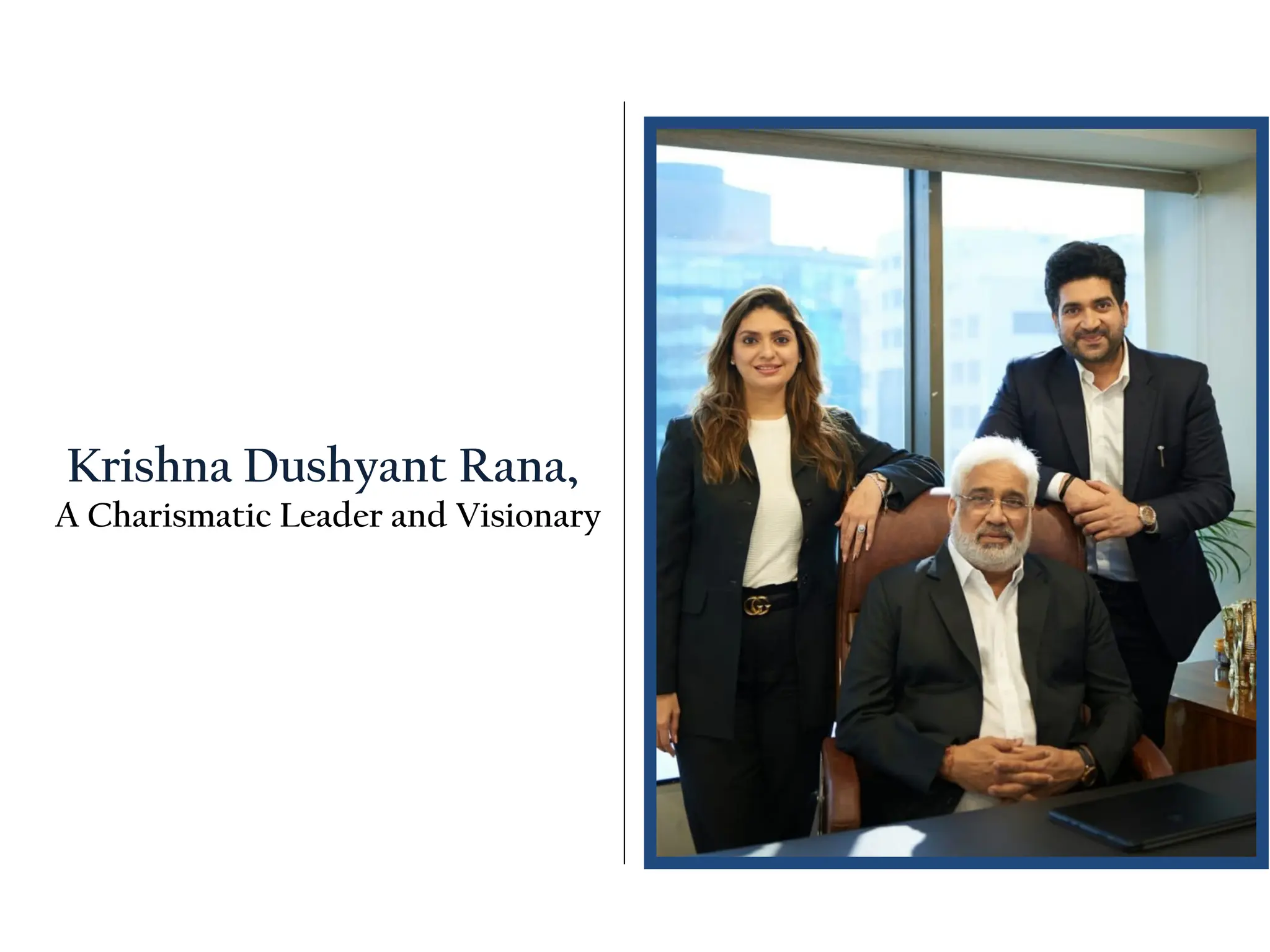 Krishna Dushyant Rana, A Charismatic Leader and Visionary | PPTX