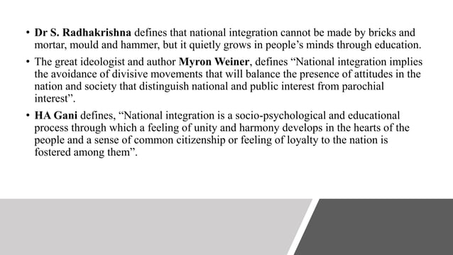 National integration in india | PPTX | Hinduism | Religion & Spirituality