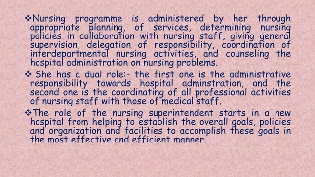 organization and functions of nursing services presentation | PPTX ...