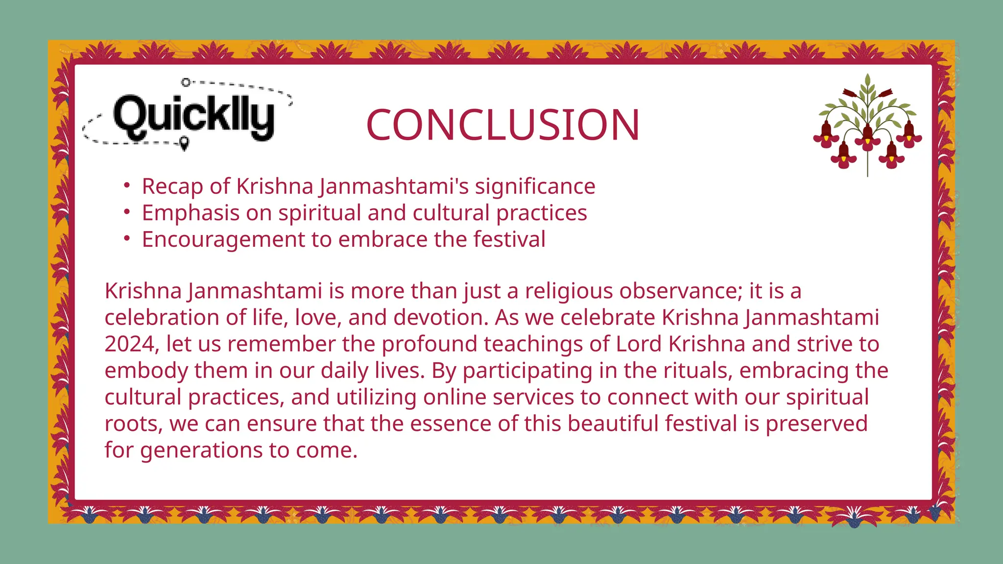 Krishna Janmashtami 2024: Rituals, Traditions, and Festivities | PPTX