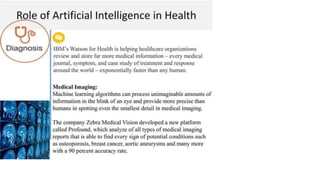 AI in healthcare | PPTX