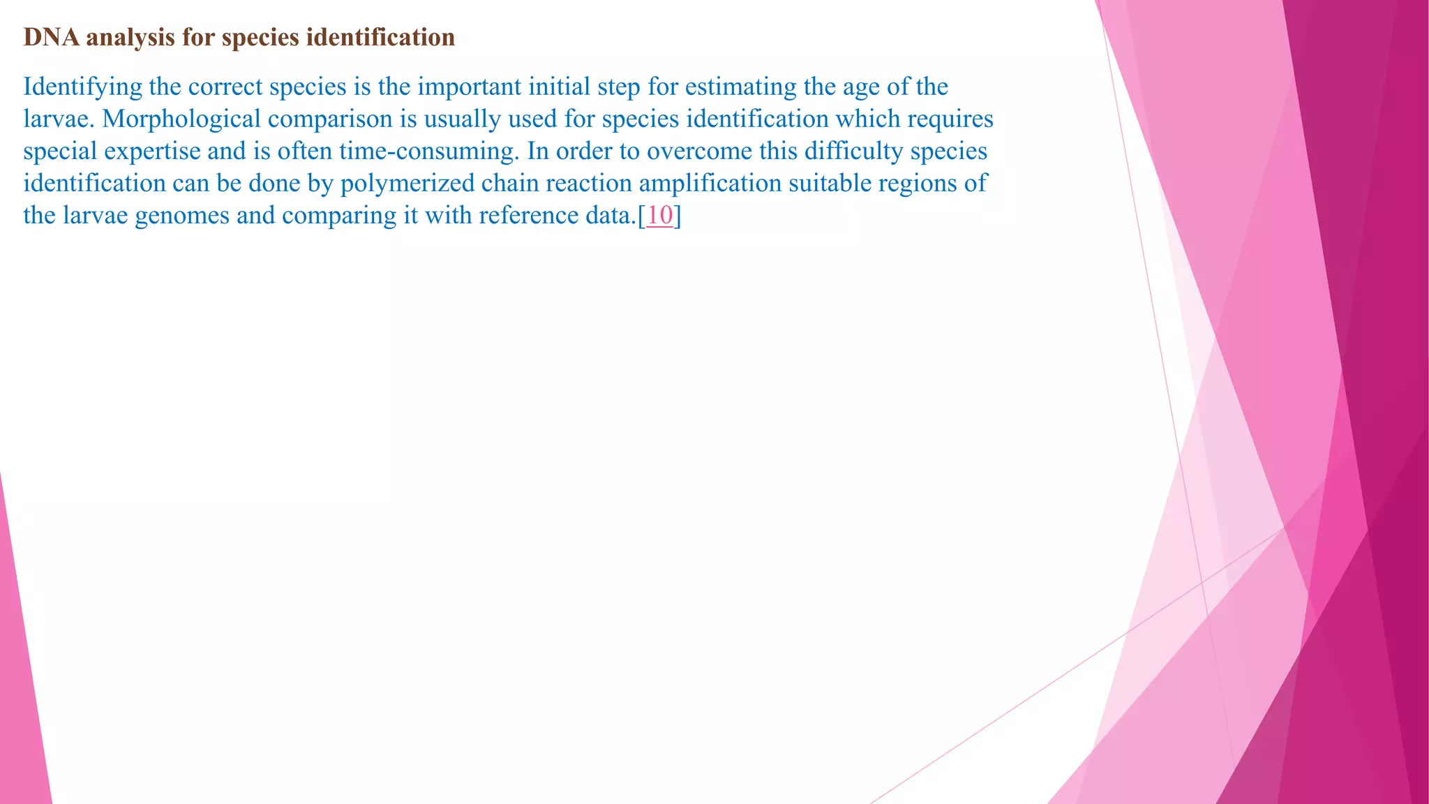 insect morphology in forensic entomology with suitable examples | PPTX