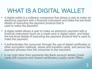 Digital wallet (e-wallet) | PPTX