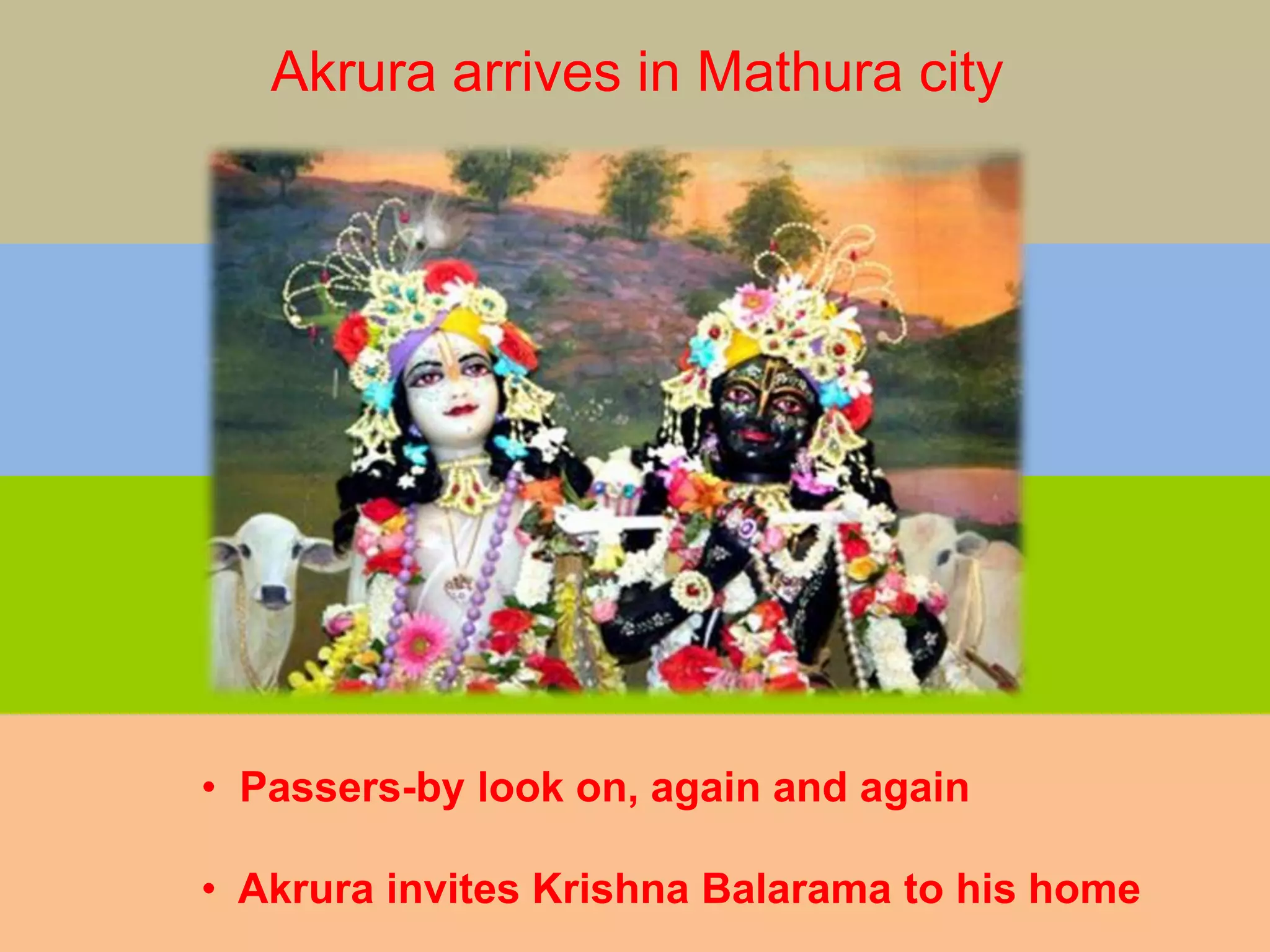 Krishna Leela Series Part 36 Krishna Enters Mathura | PPT