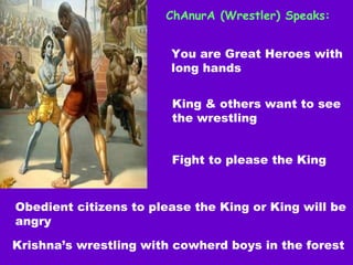 Krishna Leela Series Part 38 The Killing of the Elephant KuvalayApIdA | PPT