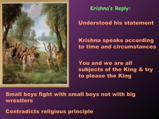 Krishna Leela Series Part 38 The Killing of the Elephant KuvalayApIdA | PPT