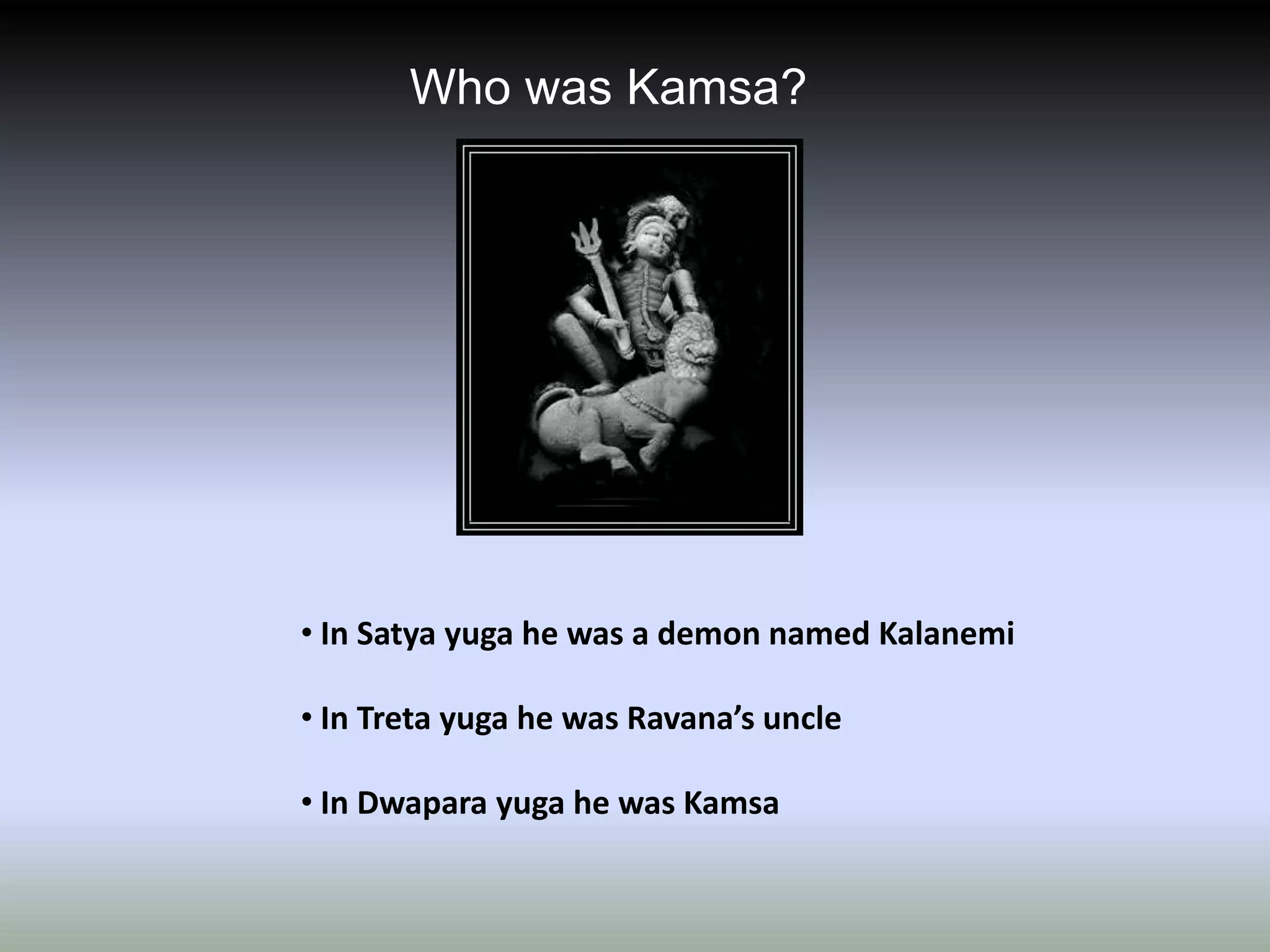 Krishna Leela Series Part 39 The Killing of Kamsa | PPTX