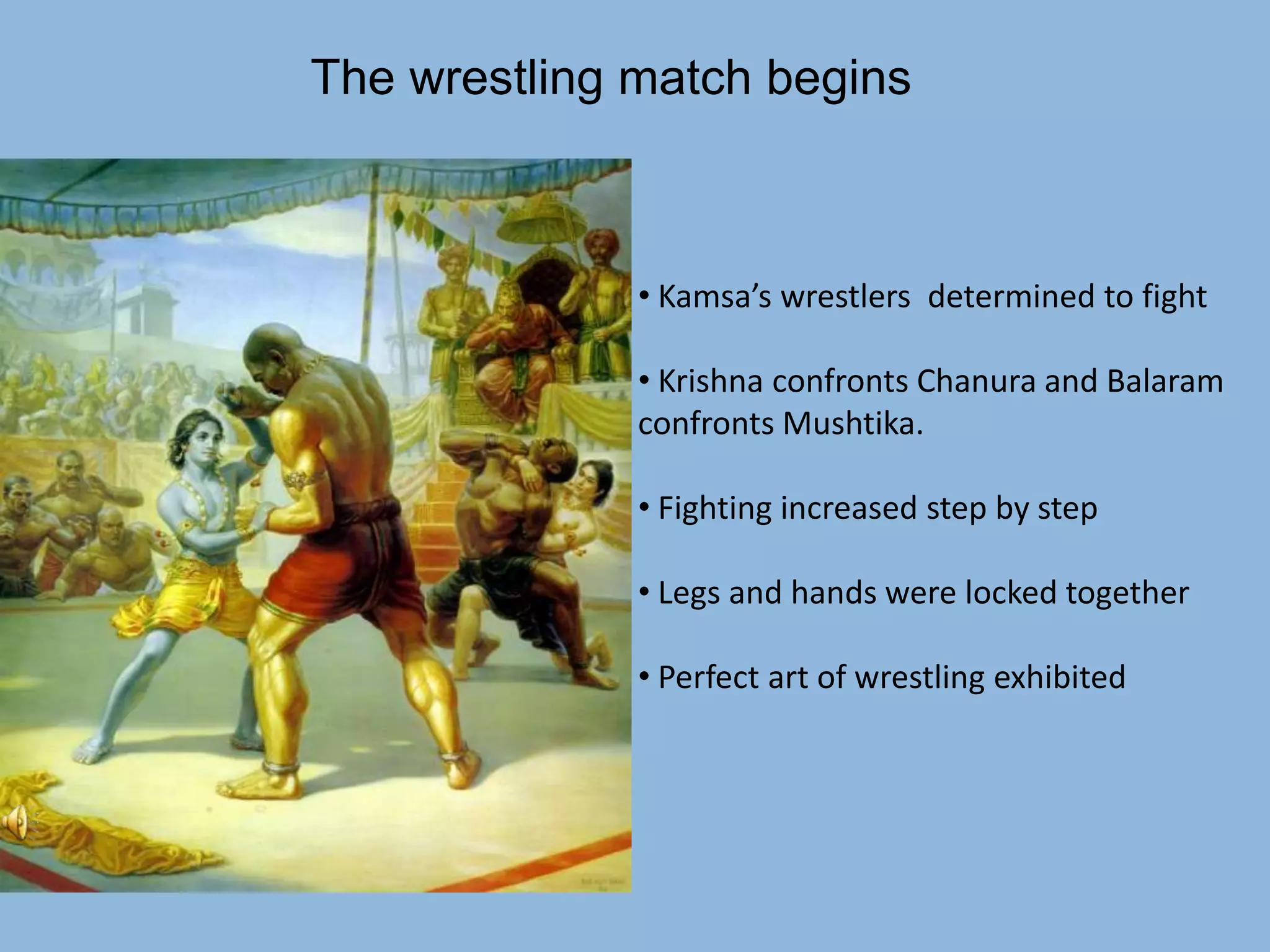 Krishna Leela Series Part 39 The Killing of Kamsa | PPTX