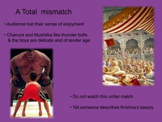 Krishna Leela Series Part 39 The Killing of Kamsa | PPTX